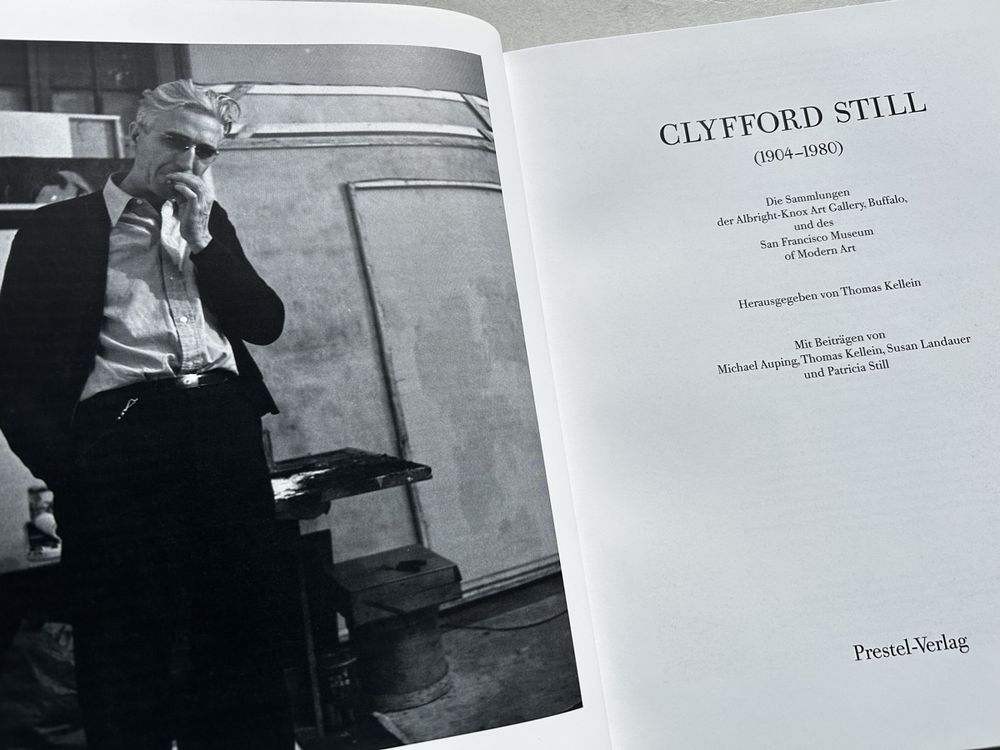 Clyfford Still Art Book - Prestl Edition - Collectors! (Gebraucht) in ...