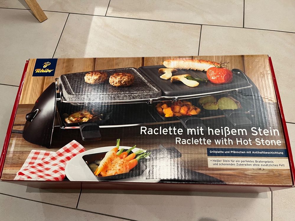 Raclette für 8 mit heißem Stein (Raclette for 8 & hot stone) | Kaufen ...