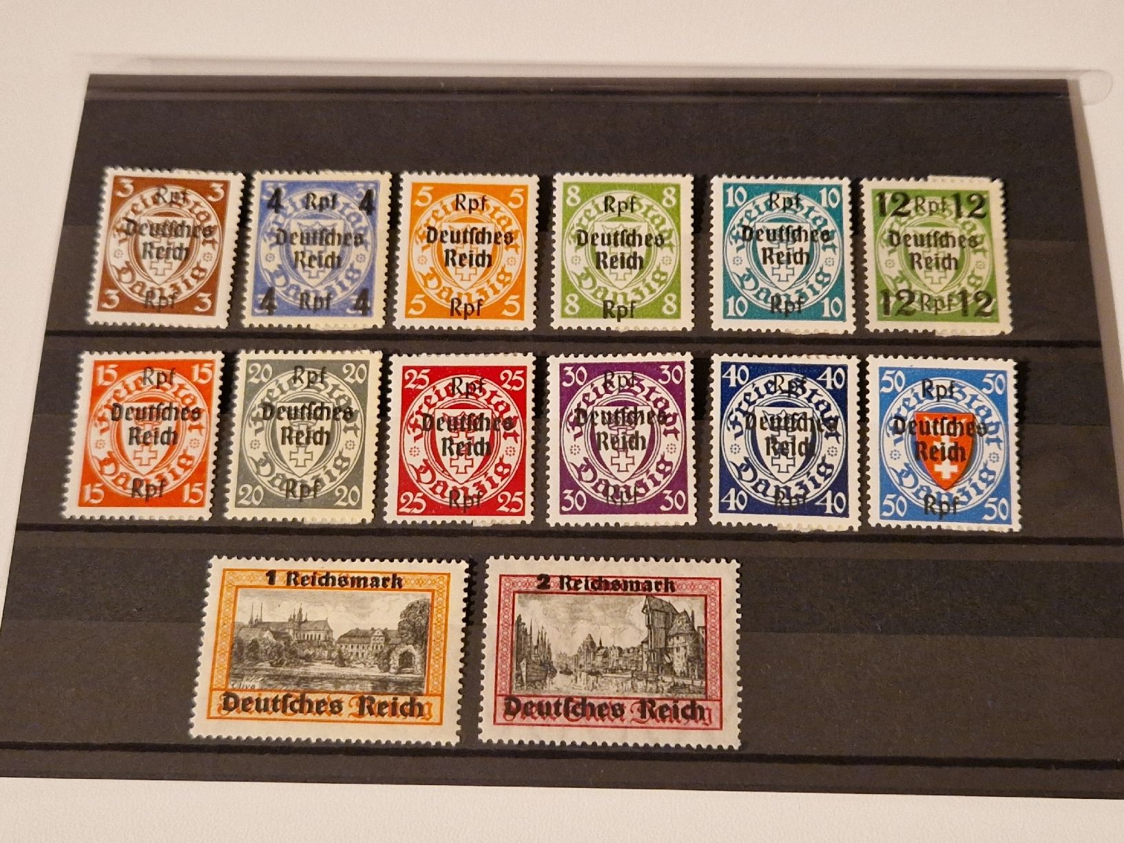 Deutsches Reich Briefmarken 1939 Mi 716 - 729 ungebraucht (Neu (gemäss ...