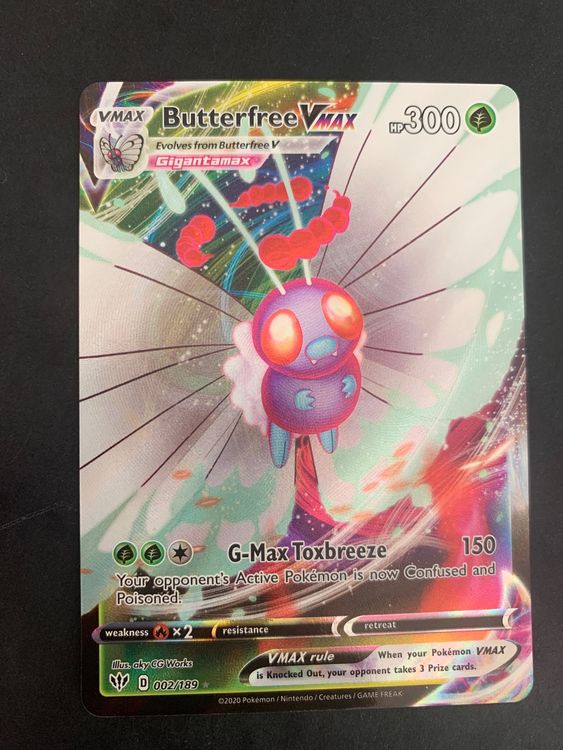 Butterfree Vmax 2/189 carte Pokémon (Neu (gemäss Beschreibung)) in für ...