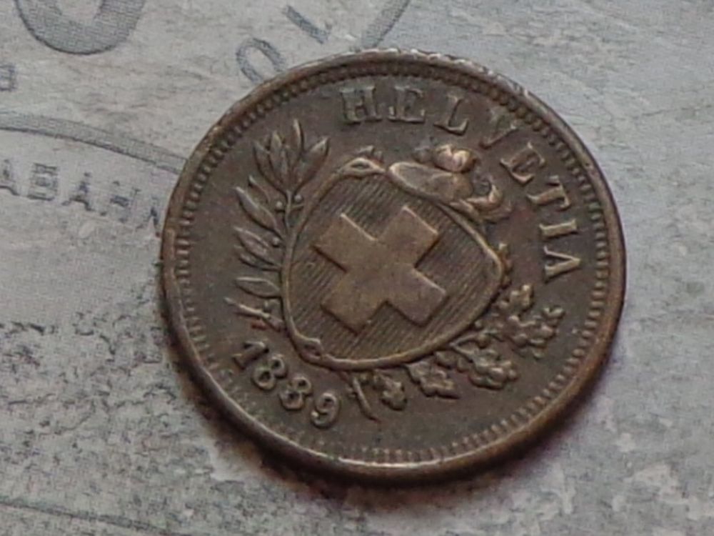 1 ct 1889 B - Belle pièce Très RARE (Gebraucht) in Pully für CHF 119 – mit Lieferung auf Ricardo ...