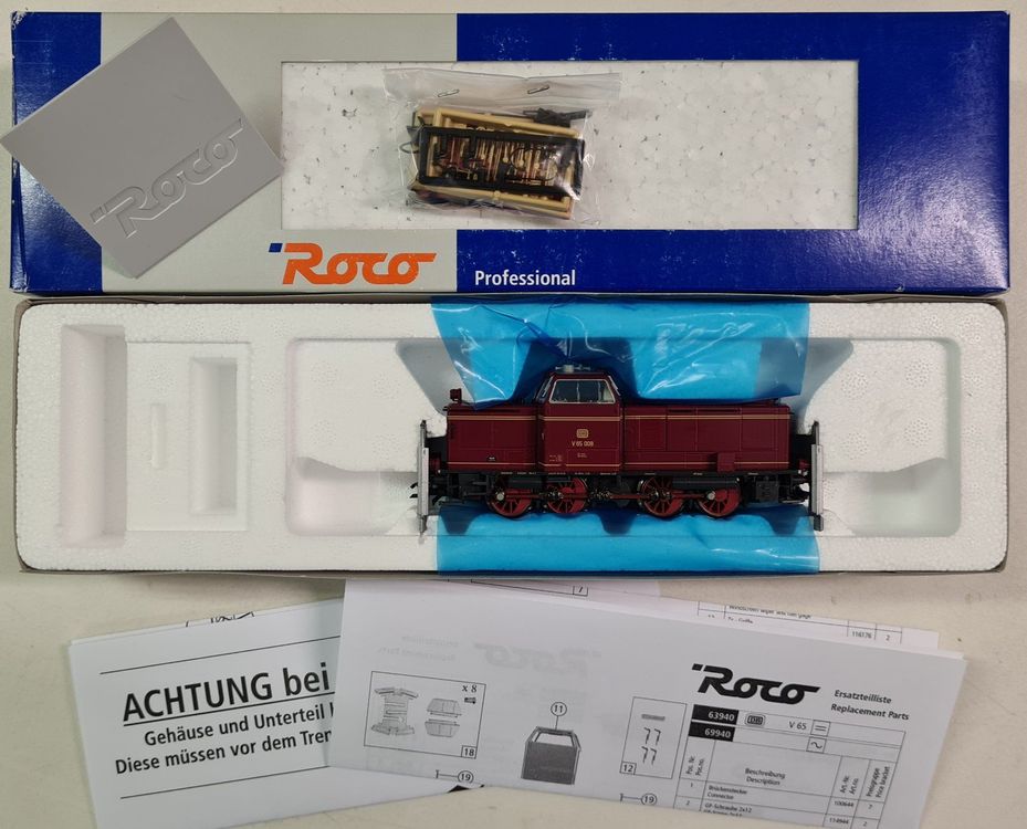 Roco Diesellok BR V65 008 der DB, Art. 63940, top! | Kaufen auf Ricardo