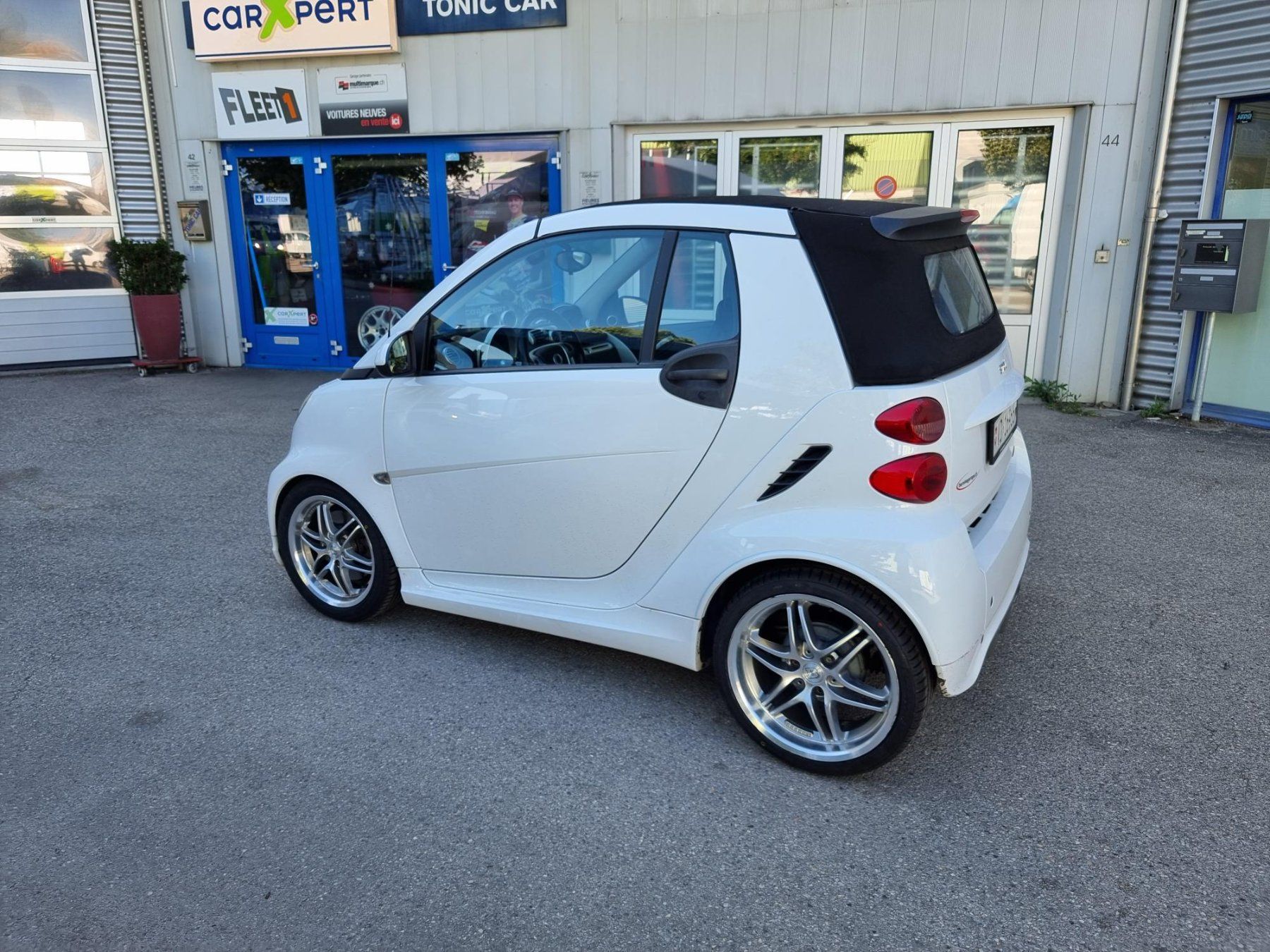 SMART ForTwo Cabriolet BRABUS blanche Softouch Xclusive 2014 (Gebraucht ...