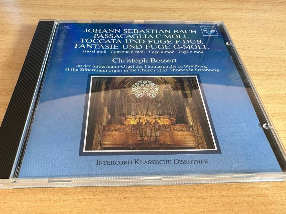 Johann Sebastian Bach - Christoph Bossert – Orgelwerke Über (Gebraucht ...