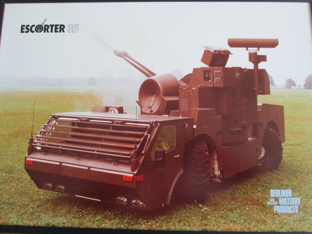 Panzerflak ESCORTER 35, OERLIKON-MILITARY-PRODUCTS, 43x30cm | Kaufen ...