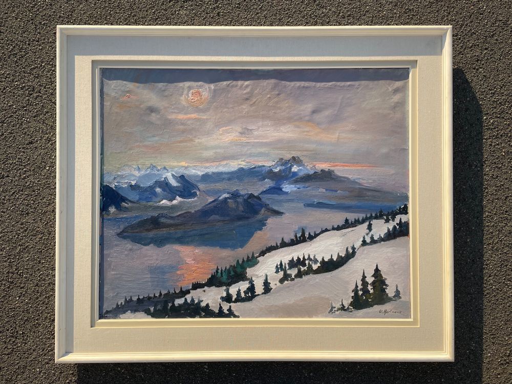 Werner Hartmann Gemälde Föhnstimmung | Acheter sur Ricardo