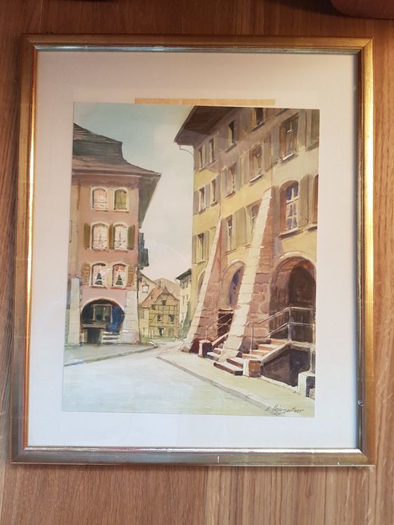 E. Heimgartner Aquarell Bern Gemälde Bild (Gebraucht) in Walterswil BE für CHF 72 – mit ...