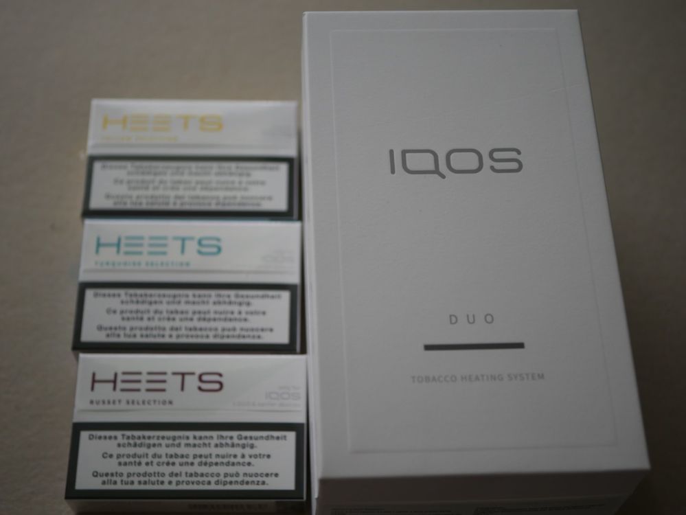 IQUS DUO + drei Pack HEETS ***TOP*** (Neu (gemäss Beschreibung)) in ...
