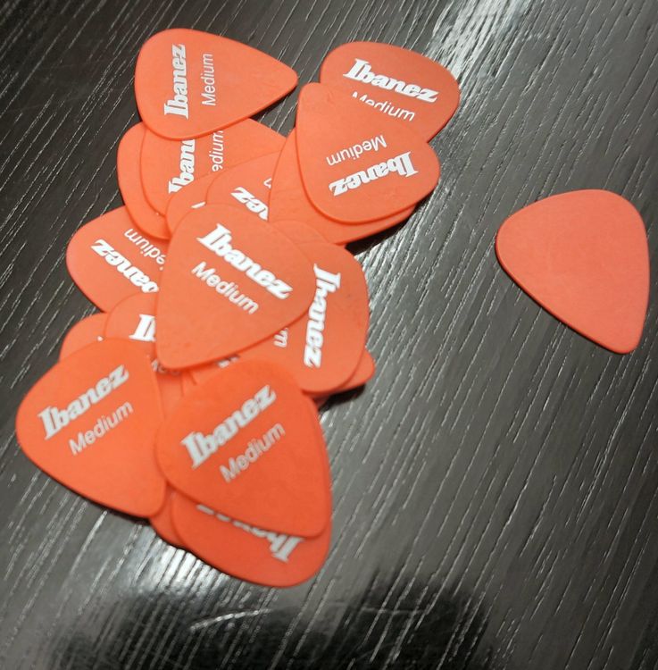 Ibanez Picks, Medium, Orange, 25pcs (Neu und originalverpackt) in ...