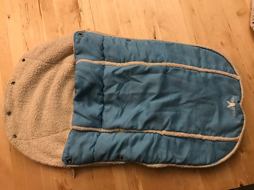 Schlafsack gefüttert für Baby bzw Kinderwagen von Walla Boo | Kaufen ...