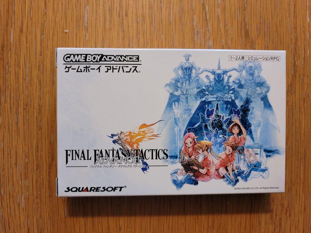 GBA Final Fantasy Tactics Complete Box Manual Jap. | Acheter sur Ricardo