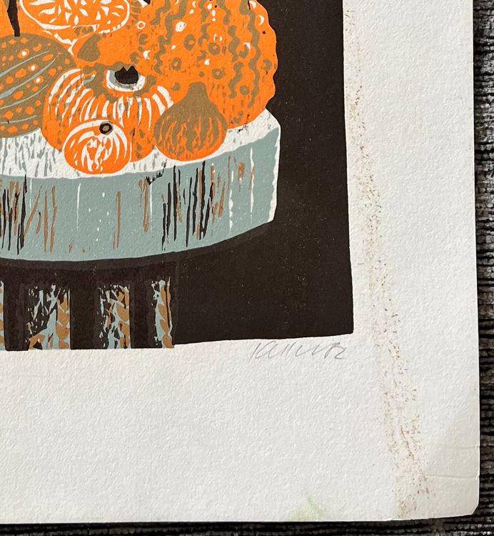 Heinz Keller (1928) Stilleben lithographie Handsigniert | Kaufen auf Ricardo
