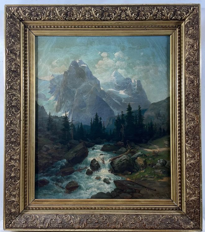 Bernhard Höfling (1817-1871) grosses Gemälde (Gebraucht) in Root für ...