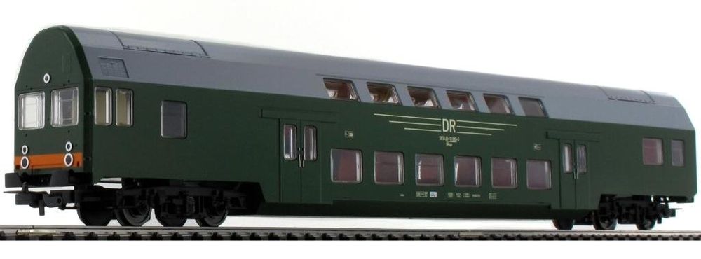 Piko H0 57685 Doppelstock Steuerwagen DBmqe der DR, KKK (Neu und ...