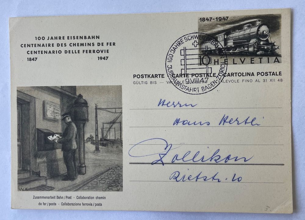 100 Jahre Eisenbahn 1847 - 1947 | Kaufen auf Ricardo