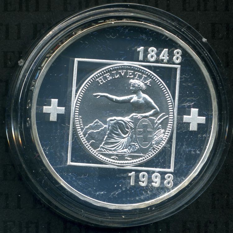 CHF__20.00 1998 150 J. Bundesstaat PP 20 Franken (Neu und originalverpackt) in Widnau für CHF 35 ...