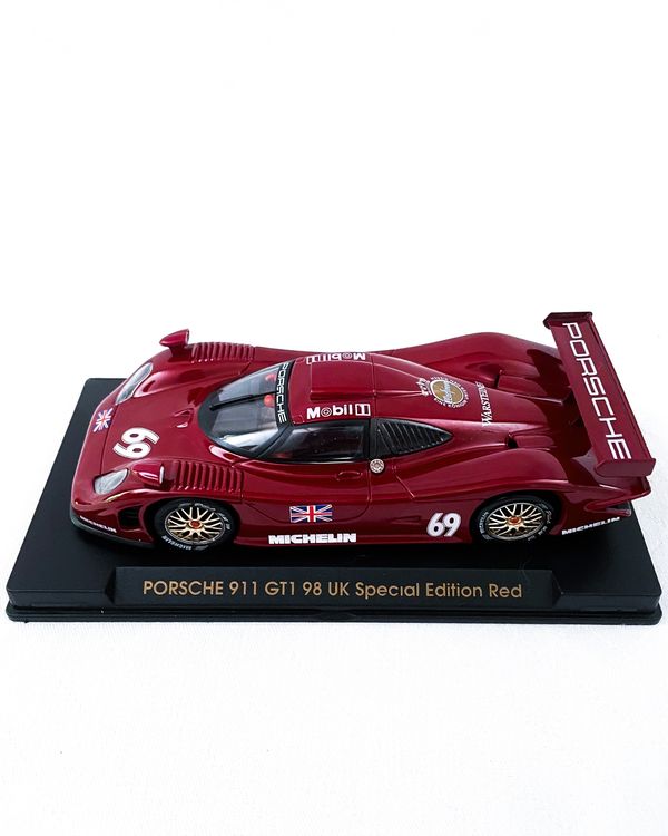 Porsche 911 GT1 98 UK Special Edition Red Slotcar | Kaufen auf Ricardo