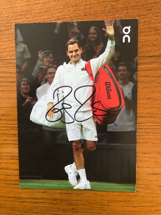 Roger Federer / orig. AK (Neu (gemäss Beschreibung)) in Lovens für CHF ...