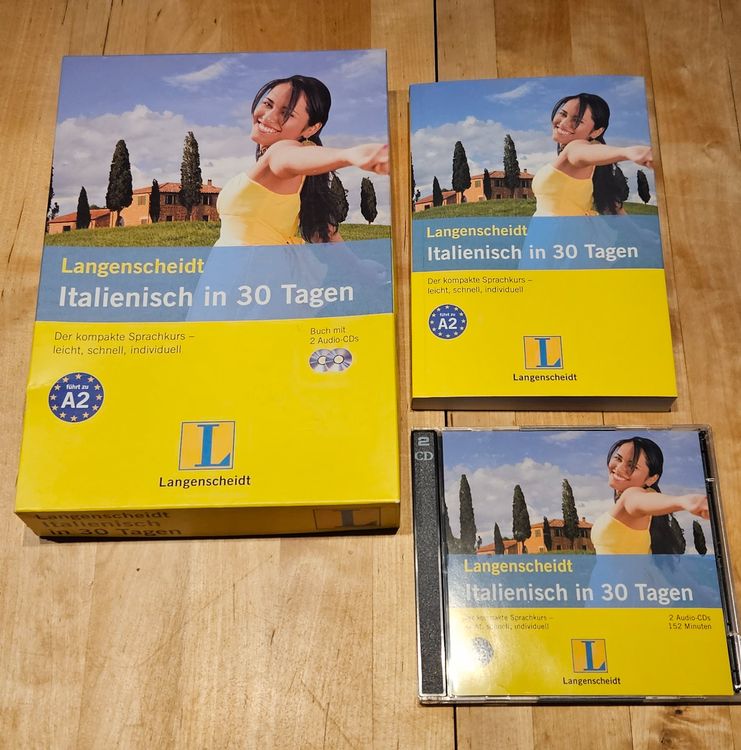 Langenscheidt Italienisch in 30 Tagen A2 Buch + 2 CD's (Gebraucht) in ...