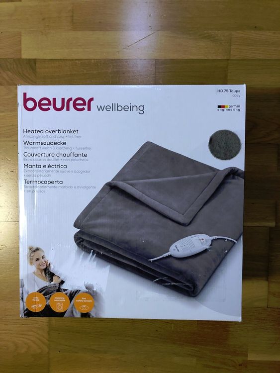 beurer wellbeing Heizdecke wärmedecke Decke | Kaufen auf Ricardo