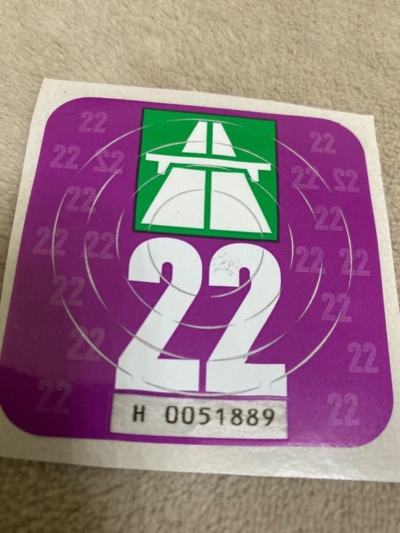 CH Autobahn Vignette Jahrgang 2022 (Neu (gemäss Beschreibung)) in Dietikon für CHF 3 – mit ...
