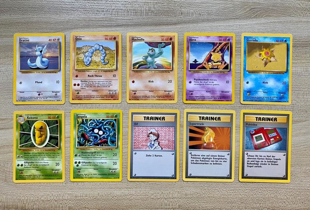 Base set 10 Karten 1999 - DE Dratini Bill Pokédex (Gebraucht) in Bern für CHF 9.9 – mit ...