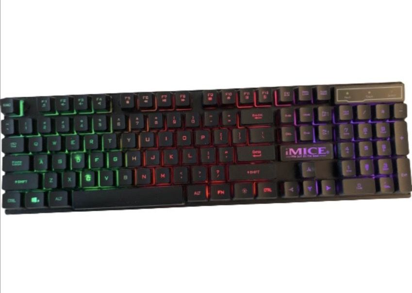 Gaming Tastatur iMice Kabel beleuchtet englisches Layout (Gebraucht) in ...