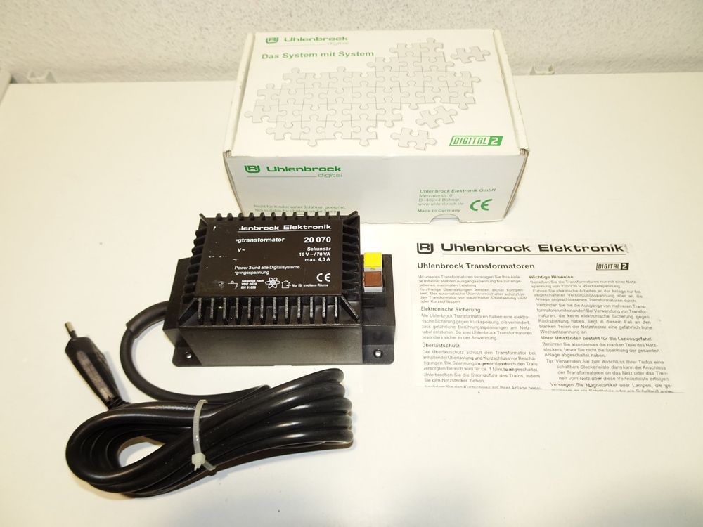 Uhlenbrock Digital Transformator Trafo 70 VA 20070 | Kaufen auf Ricardo