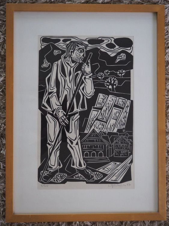 Jürstich Walter, Mann mit Stab, Berneck (Gebraucht) in Herisau für CHF ...