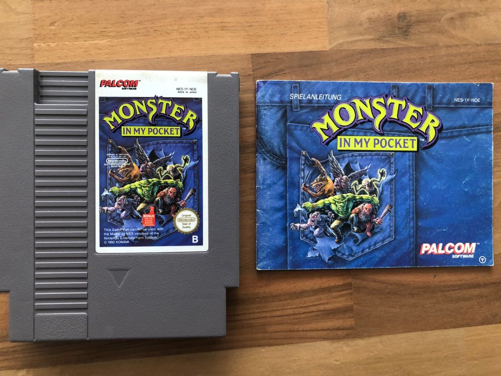 Monster in my Pocket, Nes Game mit Spielanleitung, Pal B (Gebraucht) in ...