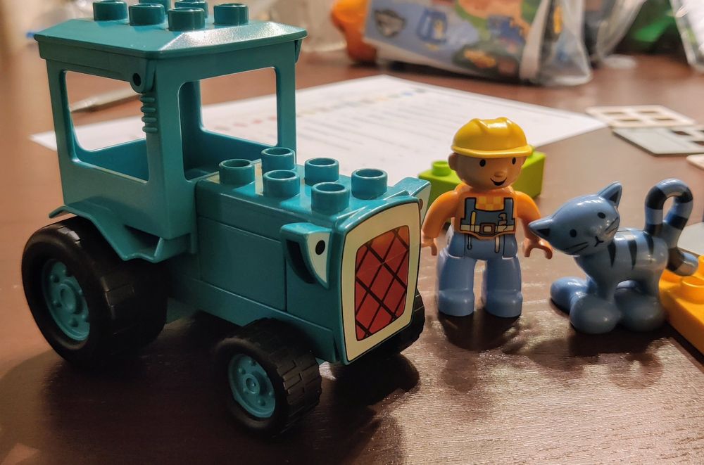 Lego Duplo Bob der Baumeister 3296 mit Rumpel und Wohnwagen | Kaufen ...