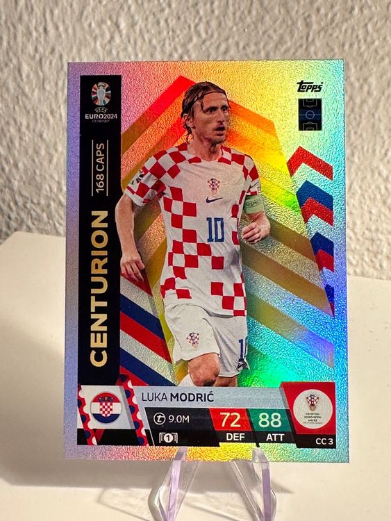 Topps Euro 2024 Match Attax Karte Centurion CC3 Luka Modric (D'occasion ...