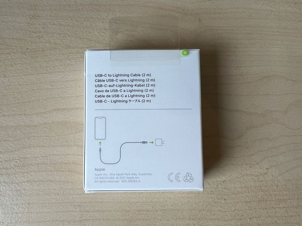 Apple USB-C - Lightning (2 m), (MQGH2ZM/A) - Ungeöffnet (Neu und originalverpackt) in Neuhausen ...