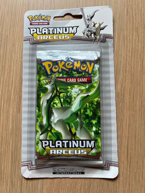 1x POKEMON PLATINUM ARCEUS BLISTER BOOSTER PACK SEALED RARE | Kaufen auf Ricardo