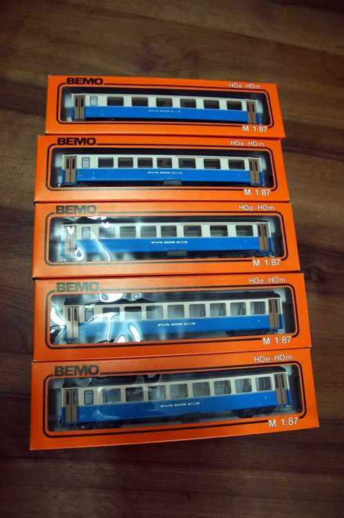 Bemo MOB Personenwagen-Set (5 Wagen) (Gebraucht) in Schönenwerd für CHF ...