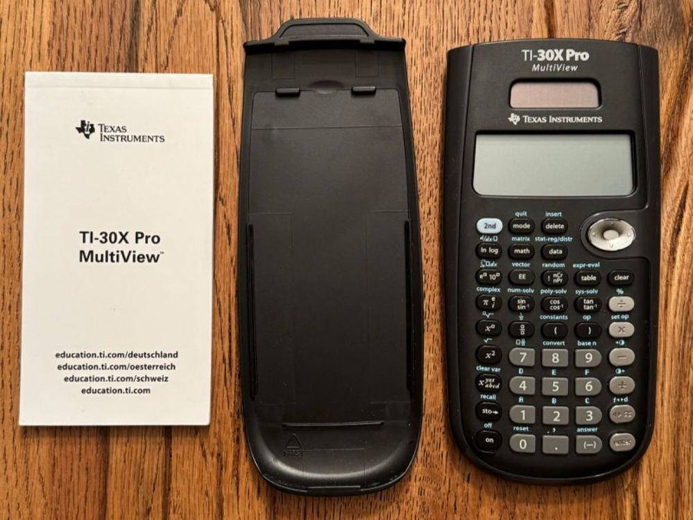 Texas Instruments TI-30X Pro MultiView (Gebraucht) in Rothenburg für ...