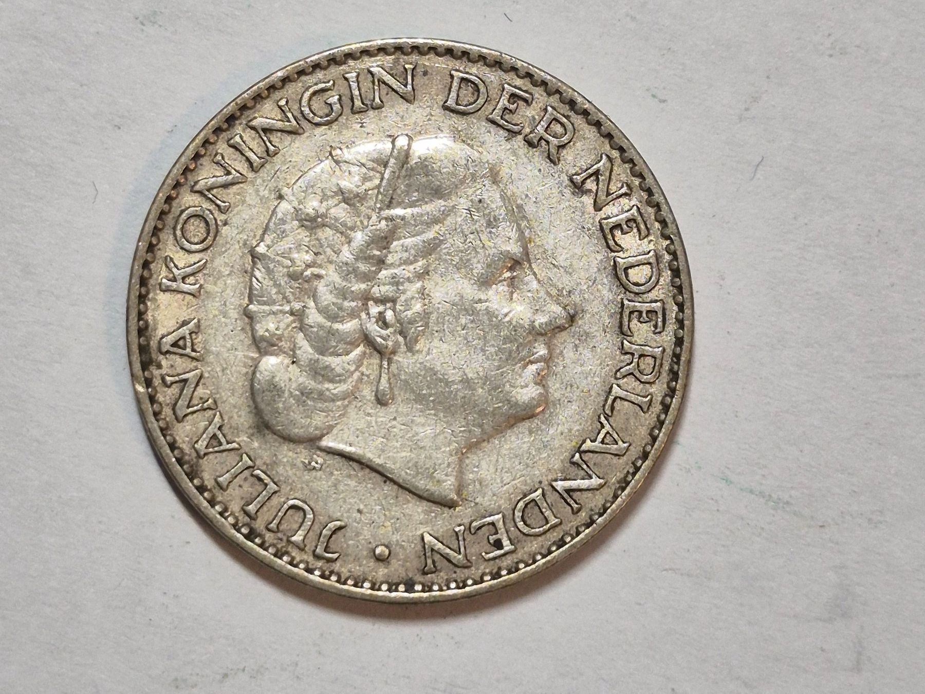 NETHERLANDS 1 Gulden 1956 JULIANA - Silber (Gebraucht) in Schlieren für ...