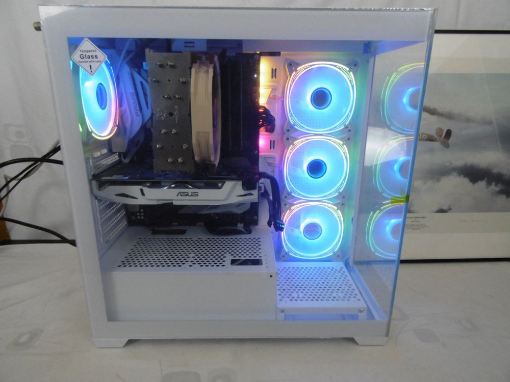 Weisser RGB Gaming PC Intel i7 Geforce 1 TB NVME SSD W11 pro | Kaufen ...