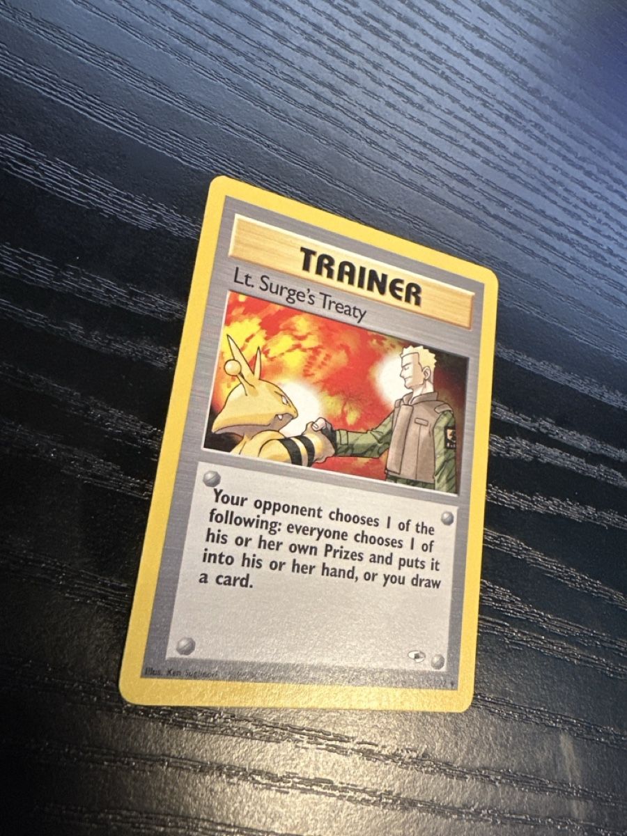 Lt. Surge‘s Treaty 112/132 Gym Challenge Wotc uncommon (Gebraucht) in ...