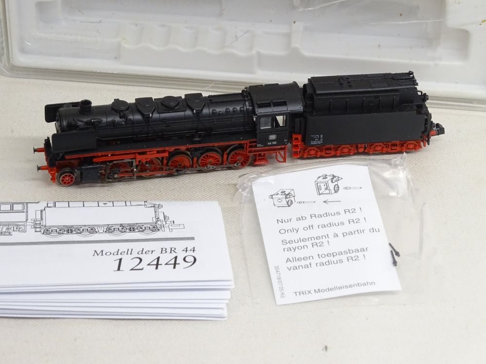 Minitrix 12449 Dampflok BR44 100, Digital + Sound,Spur N,OVP | Acheter ...