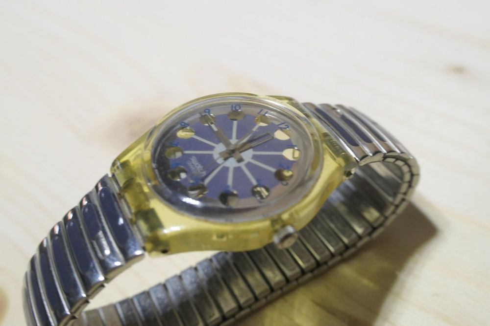 Swatch Gent "BLUE SEGMENT" GK148, neue Batterie . | Kaufen auf Ricardo