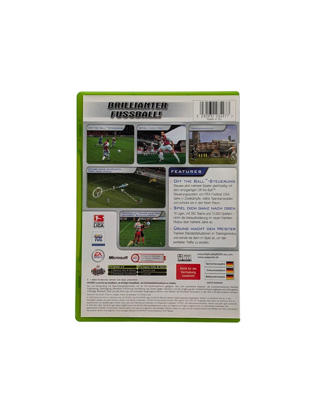 FIFA Football 2004 Xbox Classic (Gebraucht) in Domat/Ems für CHF 4.5 ...