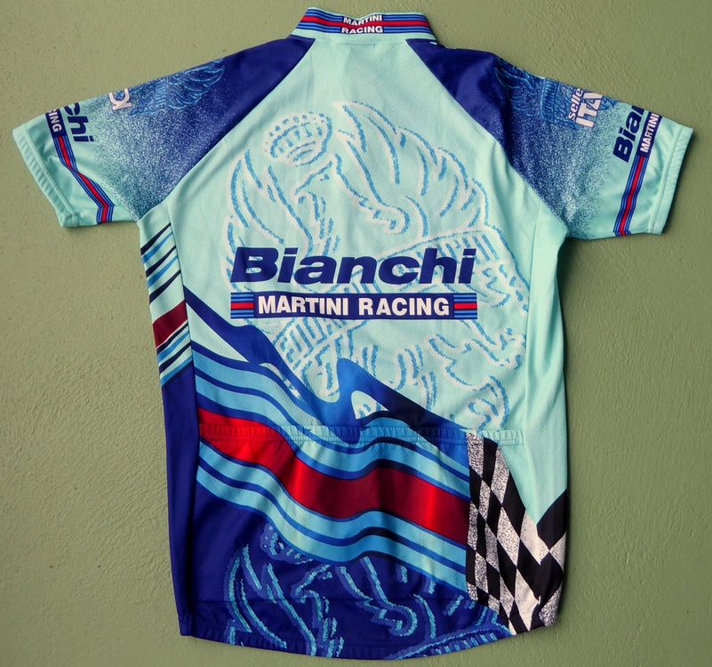 orig. vintage Team BIANCHI MARTINI RACING SANTINI Velotrikot | Kaufen auf Ricardo