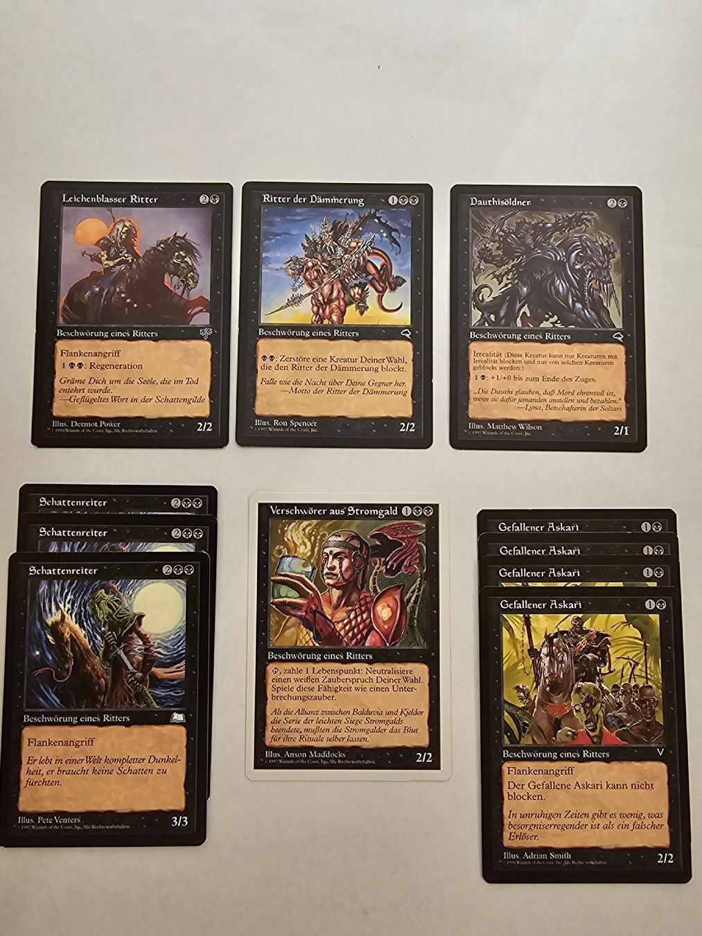 Magic the Gathering: Schwarze Ritter Karten Sammlung! (Gebraucht) in ...