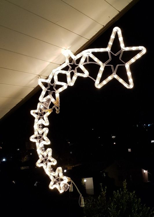 Weihnachtsbeleuchtung- Stern mit Schweif | Kaufen auf Ricardo