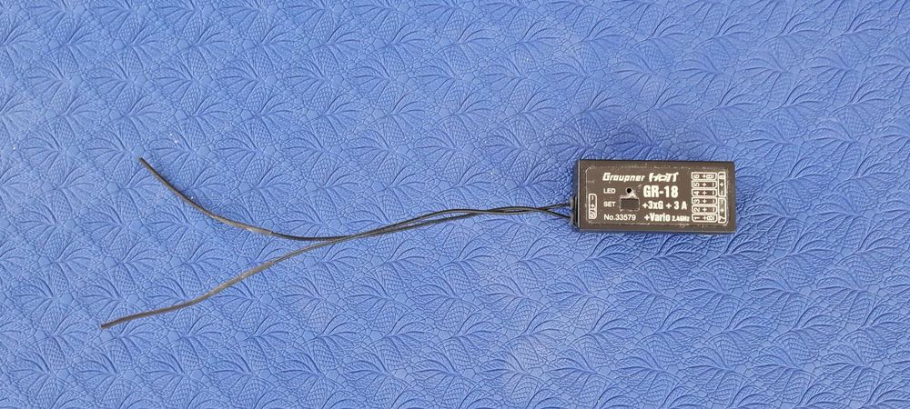 Graupner Empfänger und FBL GR-18 +3xG +3A +Vario HoTT 2.4GHz | Kaufen ...