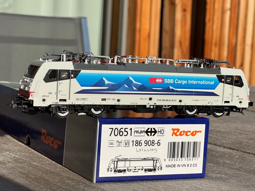 Roco SBB RALPIN BR 186 908-6 Lötschberg neu (Neu (gemäss Beschreibung)) in Goldau für CHF 195 ...
