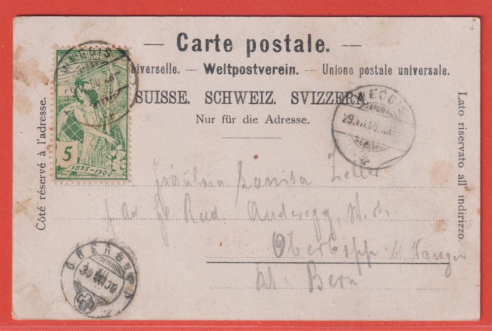 29.VII.00 WEGGIS UPU 77A / seltene Karte | Kaufen auf Ricardo 29.VII.00 WEGGIS UPU 77A / seltene Karte | Kaufen auf Ricardo