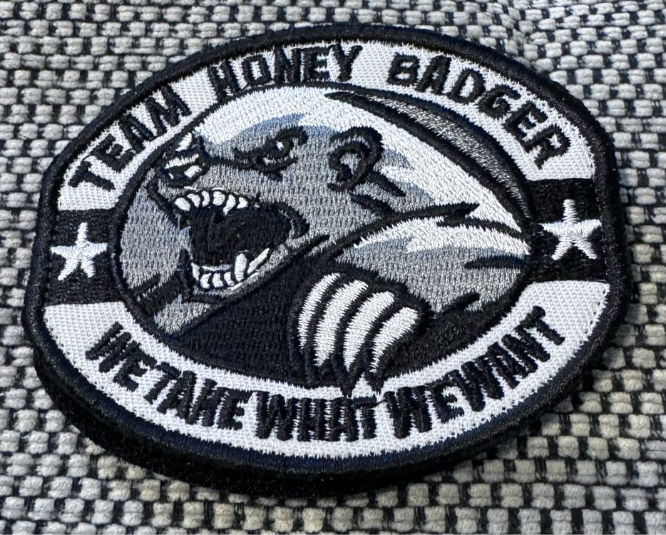 Team Honey Badger Aufnäher Patch Neu (Neu und originalverpackt) in ...