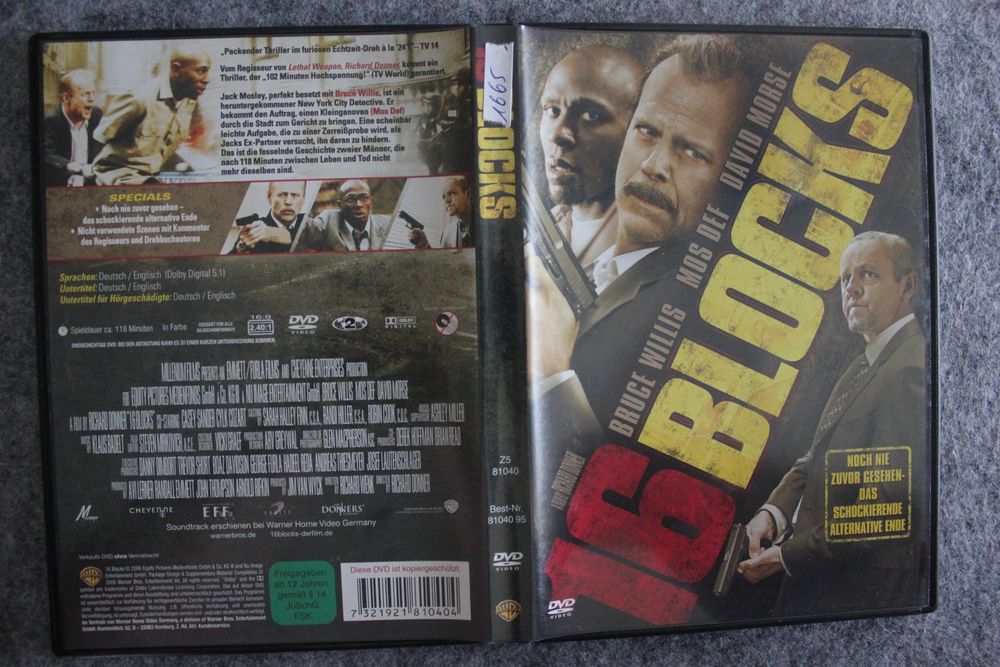 16 Blocks (Bruce Willis)DVD ( 1665) | Kaufen auf Ricardo